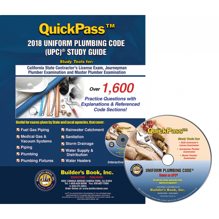 QuickPass™ 2018 Uniform Plumbing Code (UPC)® Study Guide