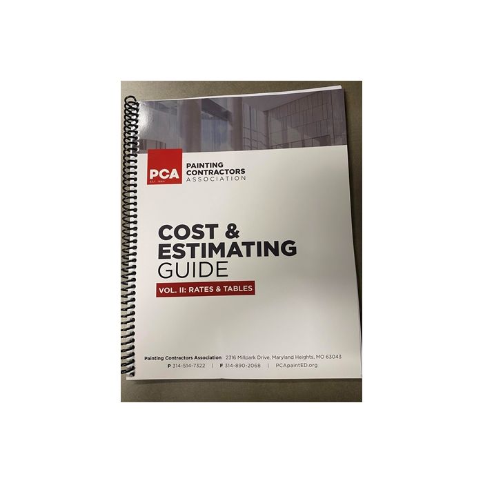 PDCA Estimating Guide, Volume II, Rates and Tables: Builder's Book, Inc ...