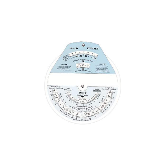 COIL WEIGHT CALCULATOR WHEEL CHART: Builder's Book, Inc.Bookstore