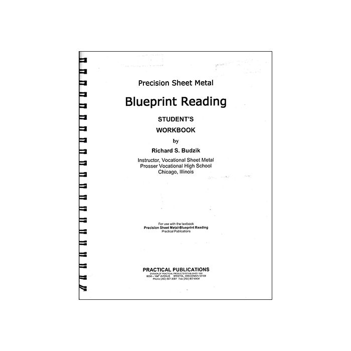 Precision Sheet Metal Blueprint Reading Student's Workbook: Builder's ...