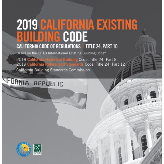 2019 CAlIFORNIA EXISTING BUILDING CODE