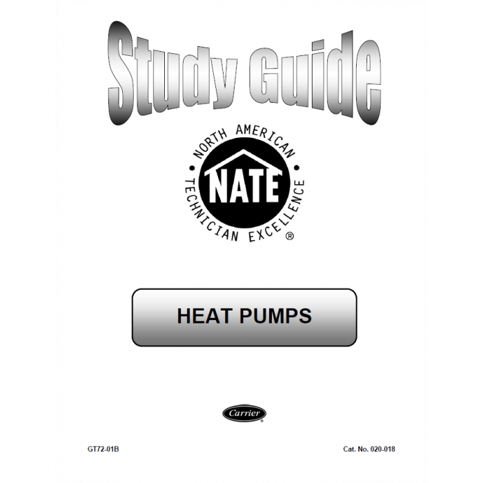 NATE Heat Pump Study Guide by Carrier University: Builder's Book, Inc ...