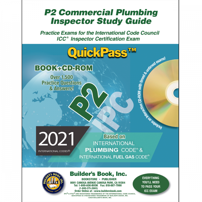 Buy P2 Commercial Plumbing Inspector QuickPass Study Guide Based On ...