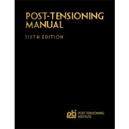 POST TENSIONING MANUAL 6TH EDITION: Builder's Book, Inc.Bookstore