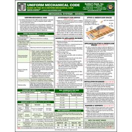 2018 Uniform Mechanical Code Quick-Card: Builder's Book, Inc.Bookstore