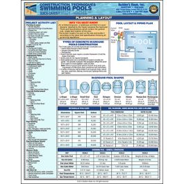 Swimming Pool Construction Quick-Card: Builder's Book, Inc.Bookstore